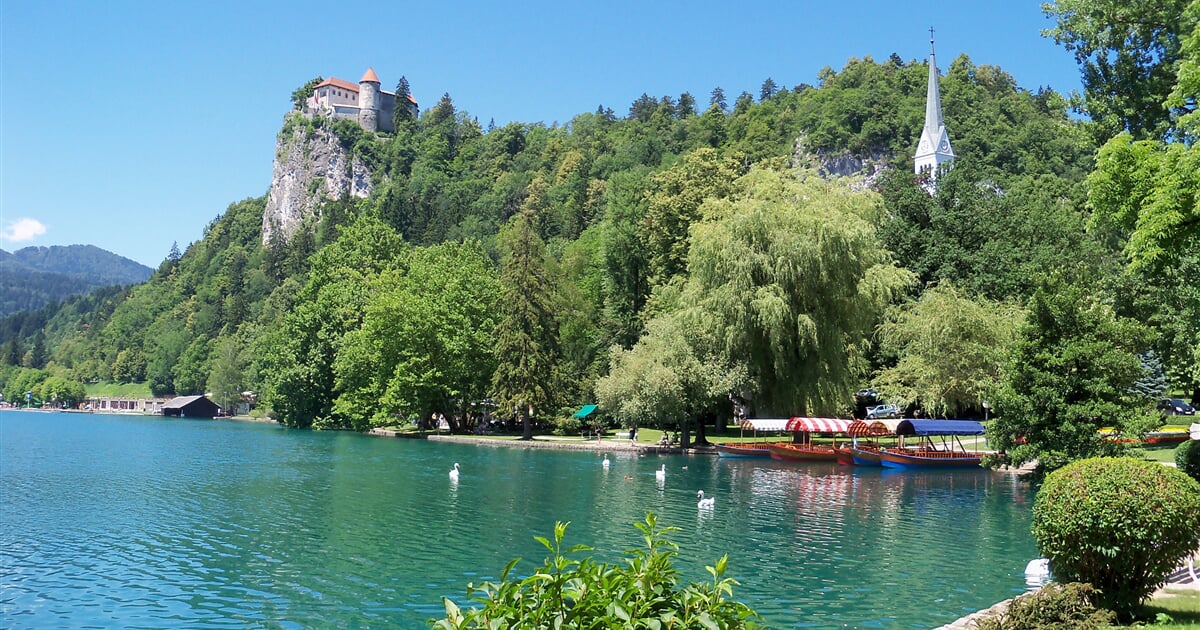 Hrad Bled - Bledské jezero
