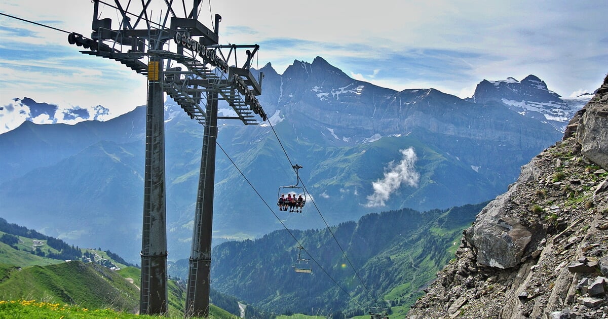 Pohodový týden v Alpách - Savojské Alpy - brána ke slunci s kartou ...