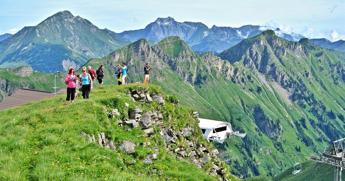 Pohodový týden v Alpách - Savojské Alpy - brána ke slunci s kartou ...
