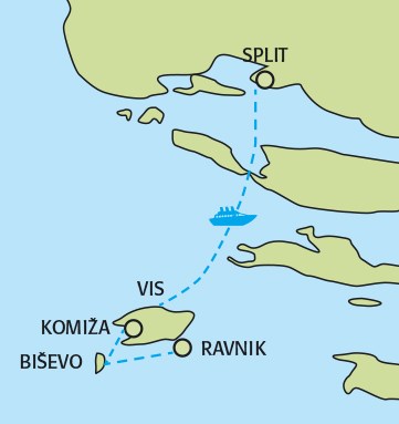 Zájezd - Ostrov Vis - poklad střední Dalmácie - Cestovka Pohoda